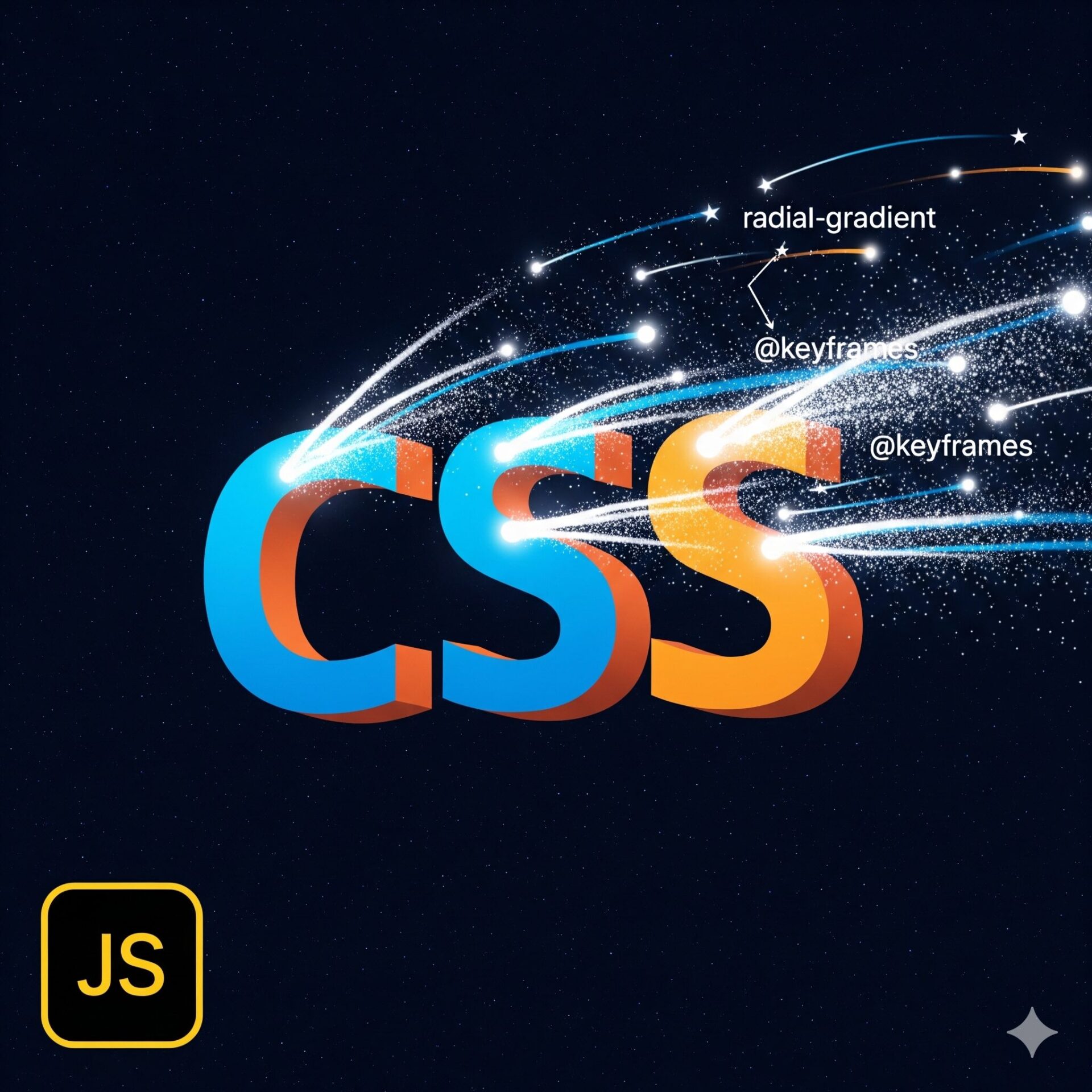 【保存版】CSSだけで作る星空背景アニメーション｜コピペOKの完成コード＆流れ星・キラキラ演出まで完全解説