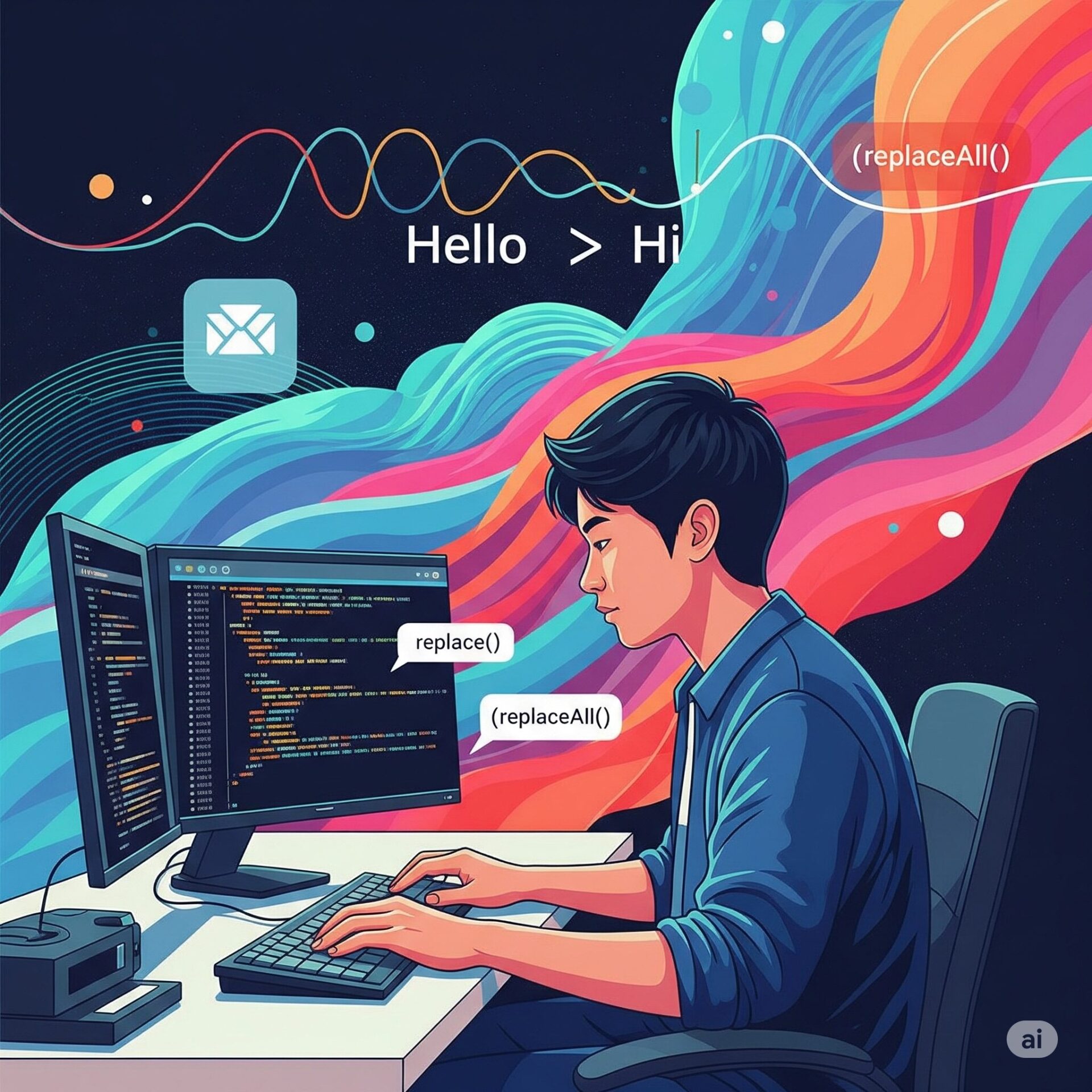 JavaScriptで文字列を「全て」置換する方法！replaceAllから正規表現・複数置換まで徹底解説